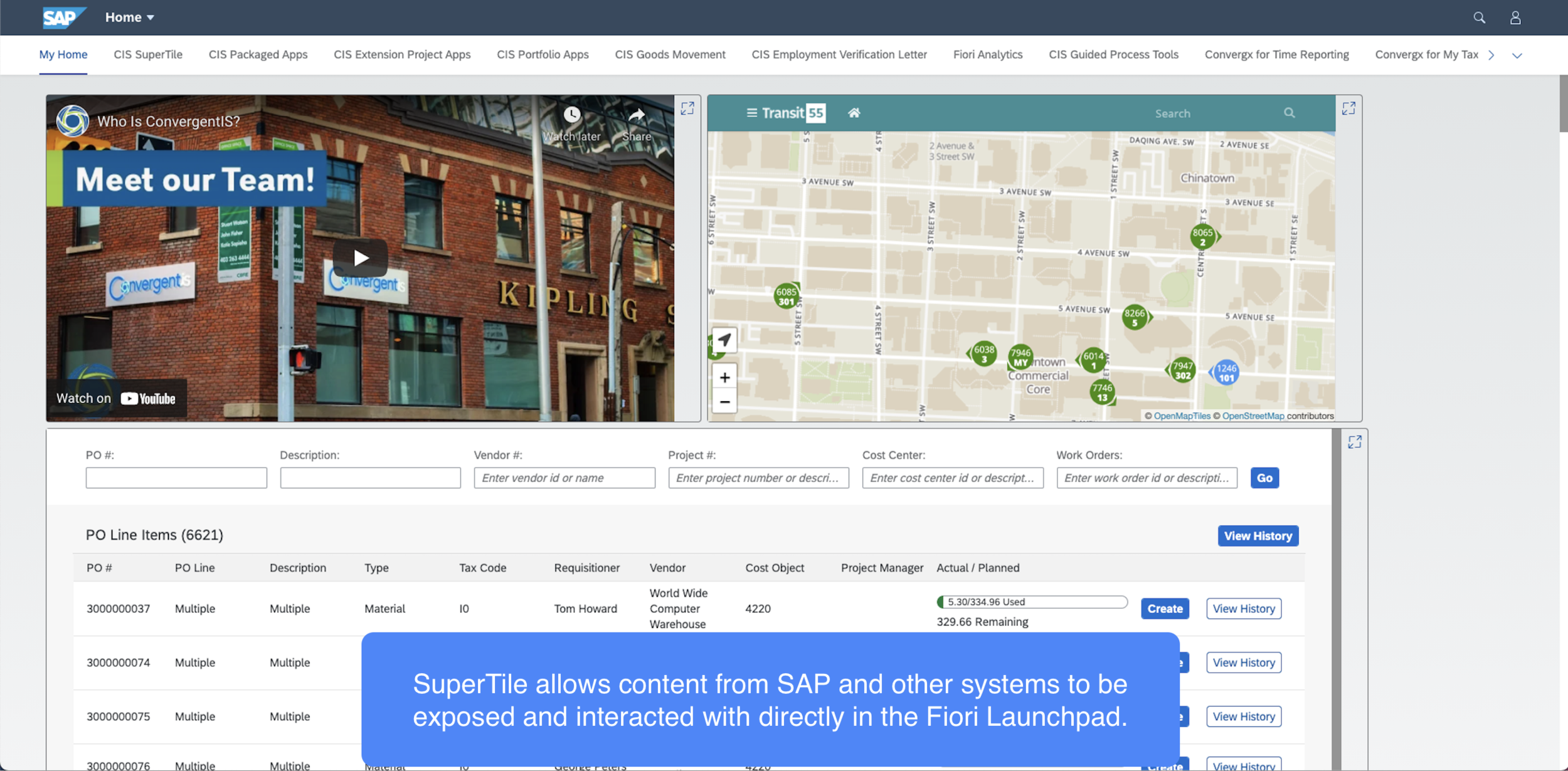 SuperTile: From Fiori Launchpad to Interactive Portal